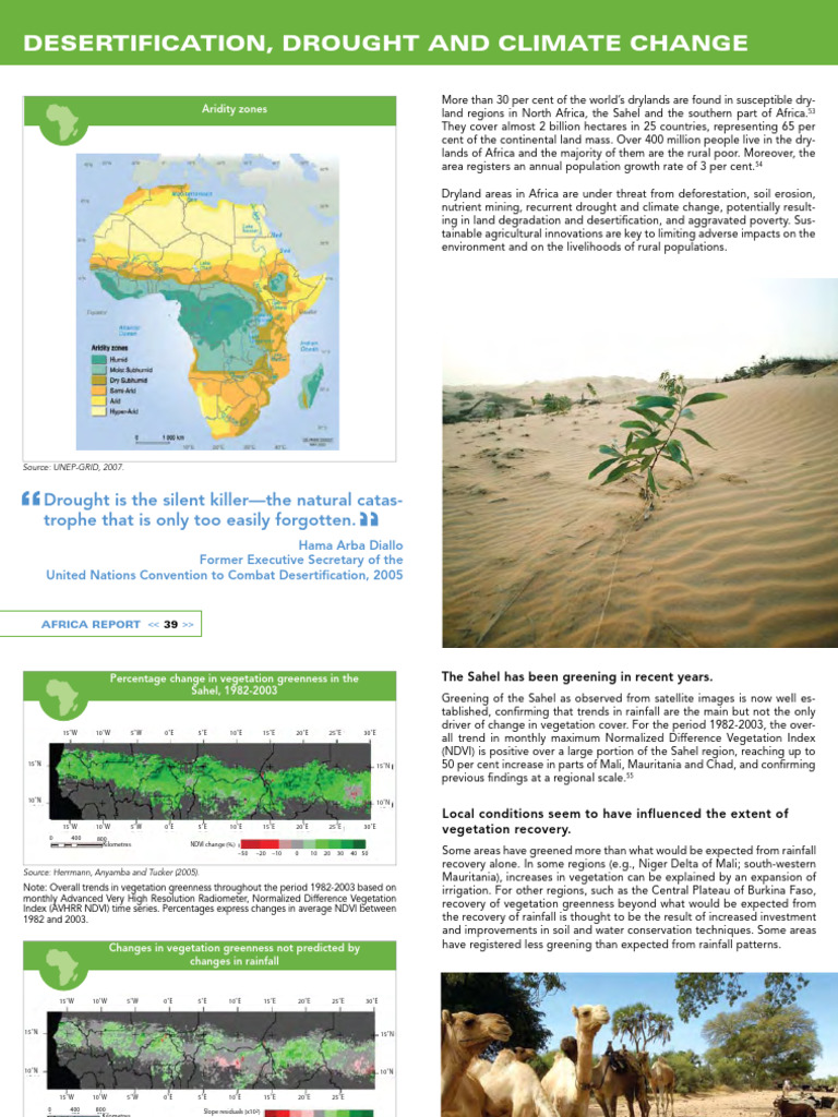 Desertification | PDF | Drought | Africa
