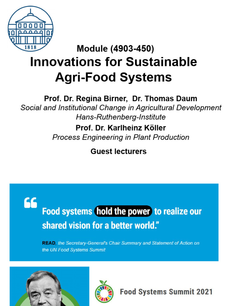 April-4-23 - Innovations For Sustainable Agri-Food Systems - Overview ...
