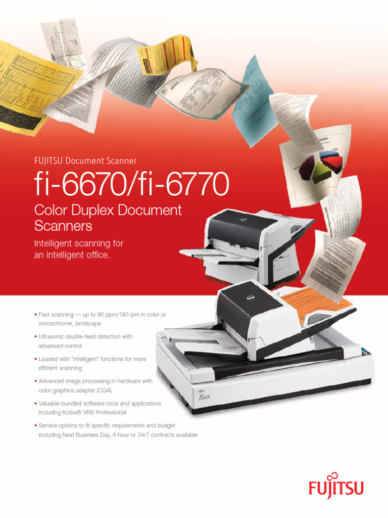fi-6x70_datasheet | PDF | Image Scanner | Computer Engineering