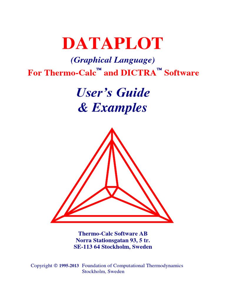 Dataplot Usersguide Examples Pdf Computer File Cartesian