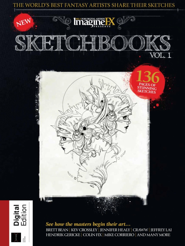 ImagineFX - Presents Sketchbooks Vol 1 5th Revised Ed 2023 - ImagineFX ...