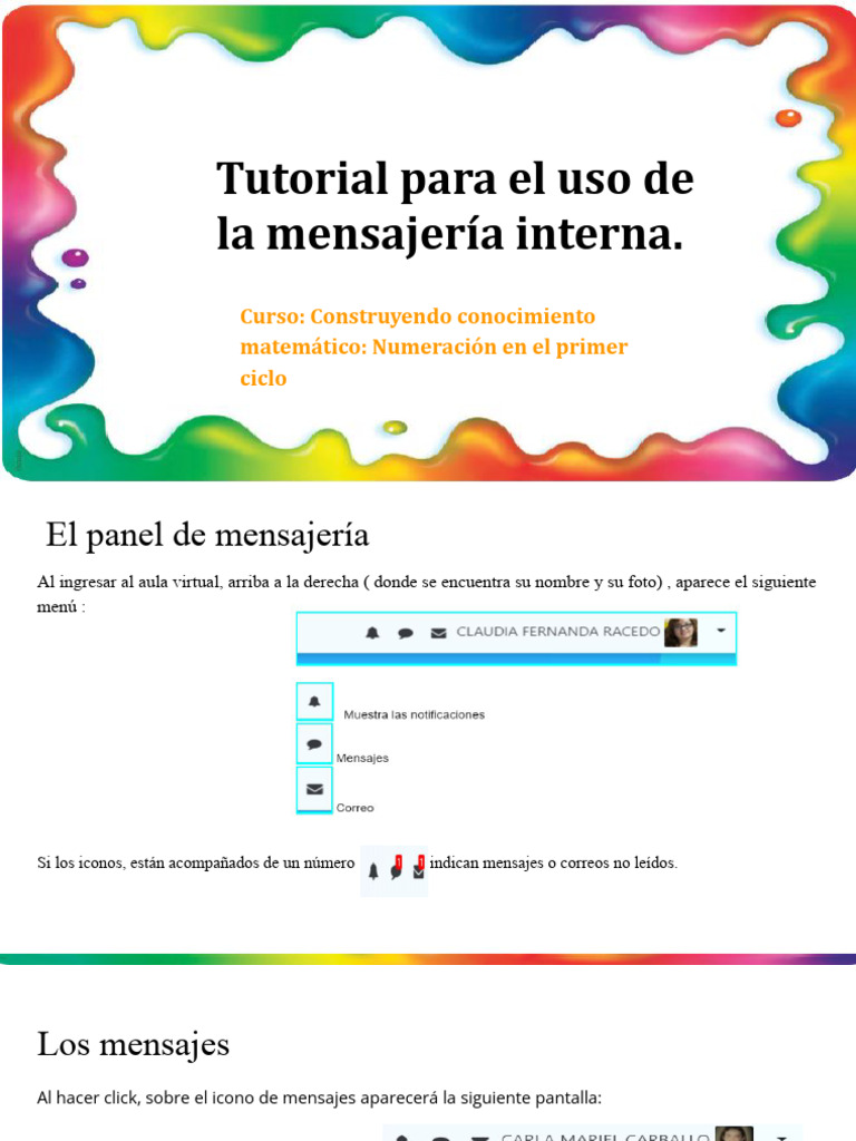 Tutorial para El Uso de La Mensajería Interna | PDF | Informática ...