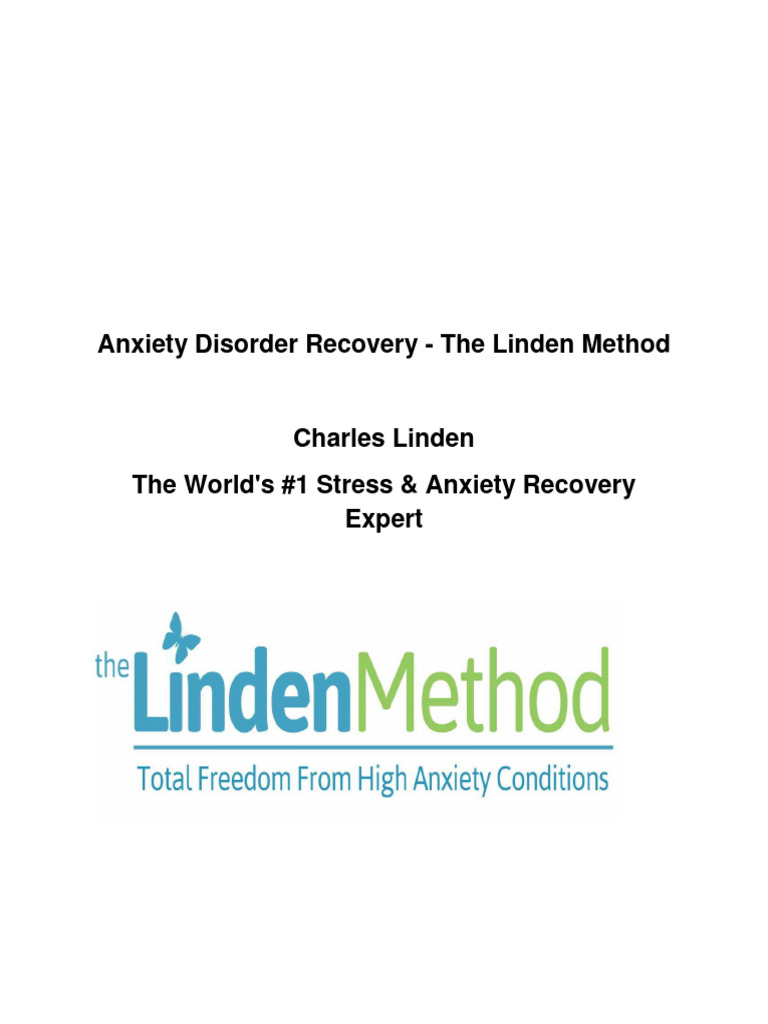 The Linden Method for Anxiety Recovery | PDF | Anxiety | Anxiety Disorder