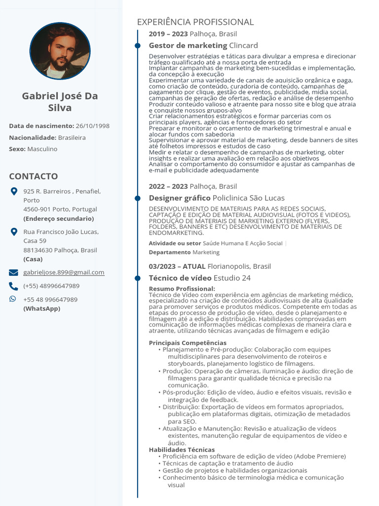 Gabriel Jose | PDF | Marketing | Vídeo