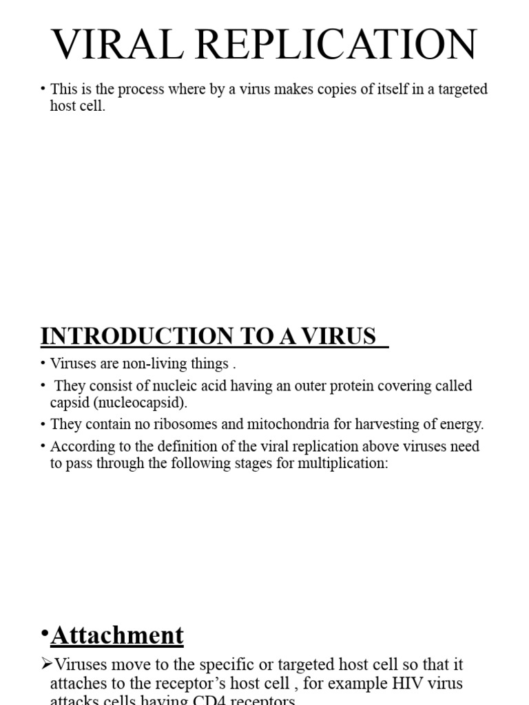 Virus Replication Process Explained | PDF | Virus | Dna