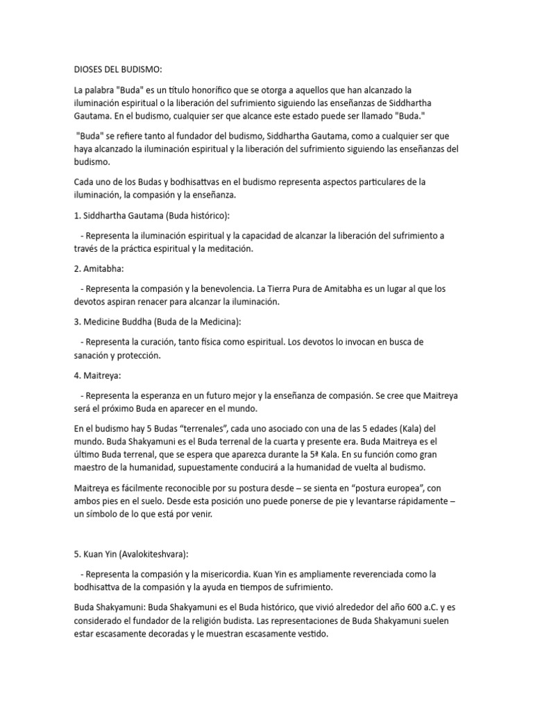 Buda | PDF | Budismo tibetano | Escuelas de budismo