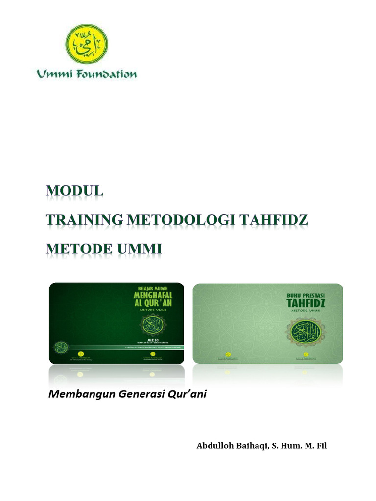 Modul Tahfidz | PDF
