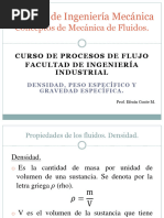 Gravedad Específica de Fluidos en Ingeniería | PDF | Densidad | Peso