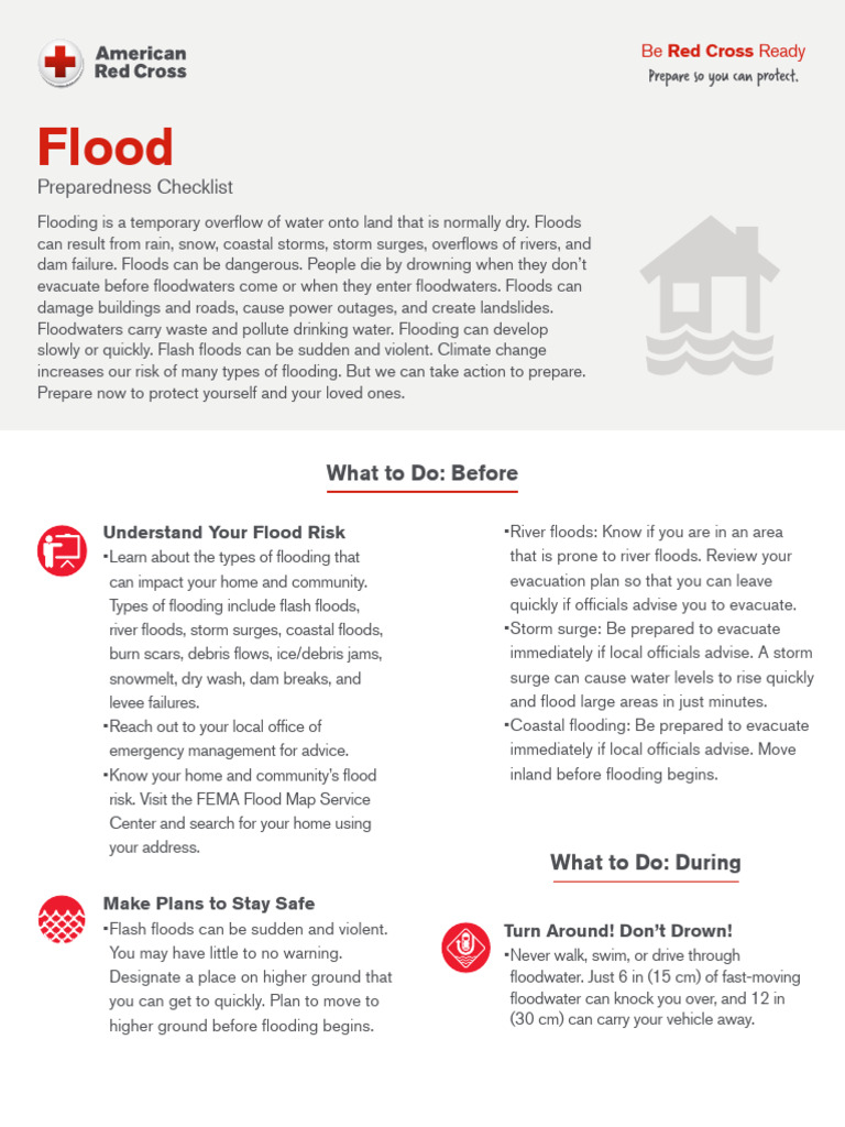 FOLDER INGLES EN_Flood Preparedness Checklist | Download Free PDF ...