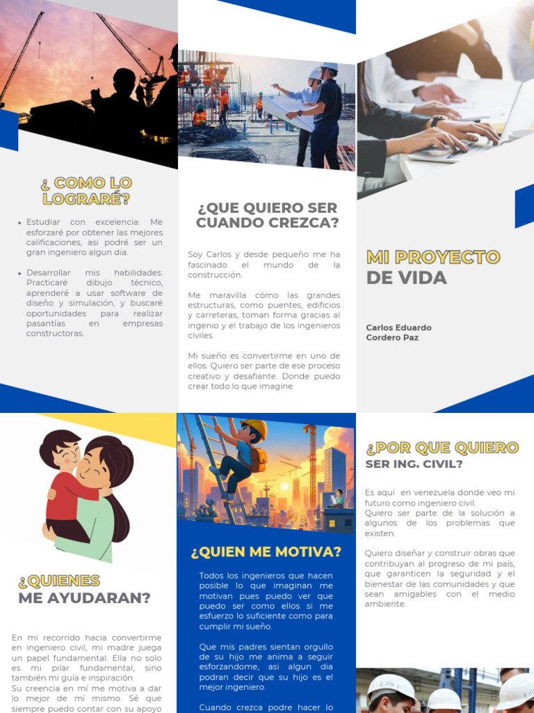 Folleto Brochure de Servicios Empresa Profesional Amarillo | PDF ...