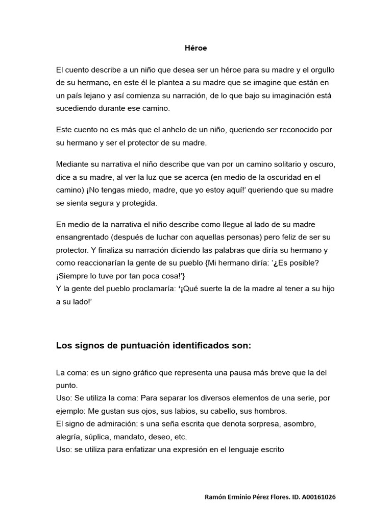 Aplicacion de Los Signos de Puntuacion | PDF