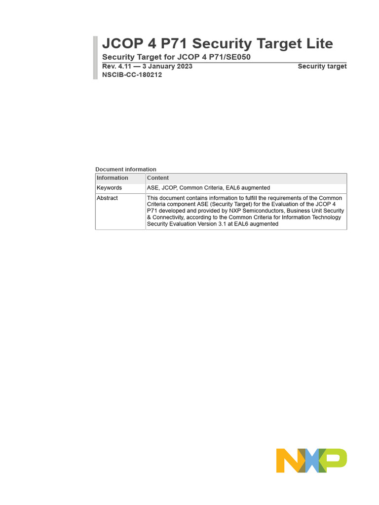 Nscib CC 180212 - 5m1 Stlite | PDF | Cryptography | Encryption