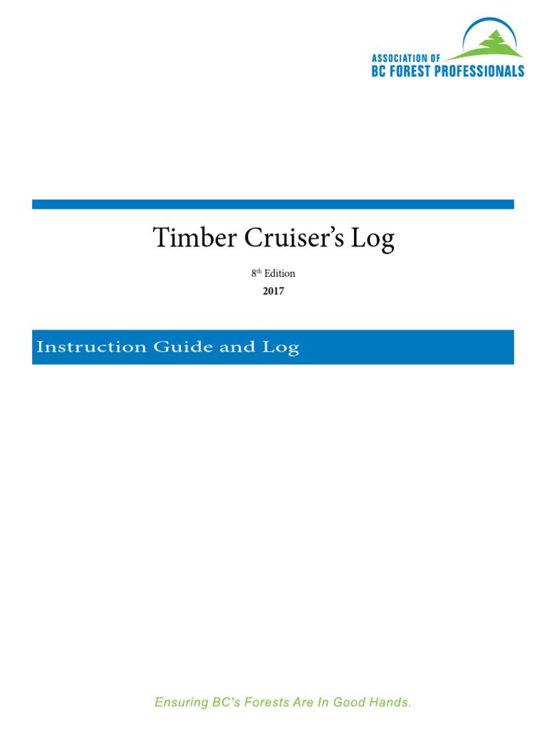 Timber Cruiser Accreditation Guide | PDF