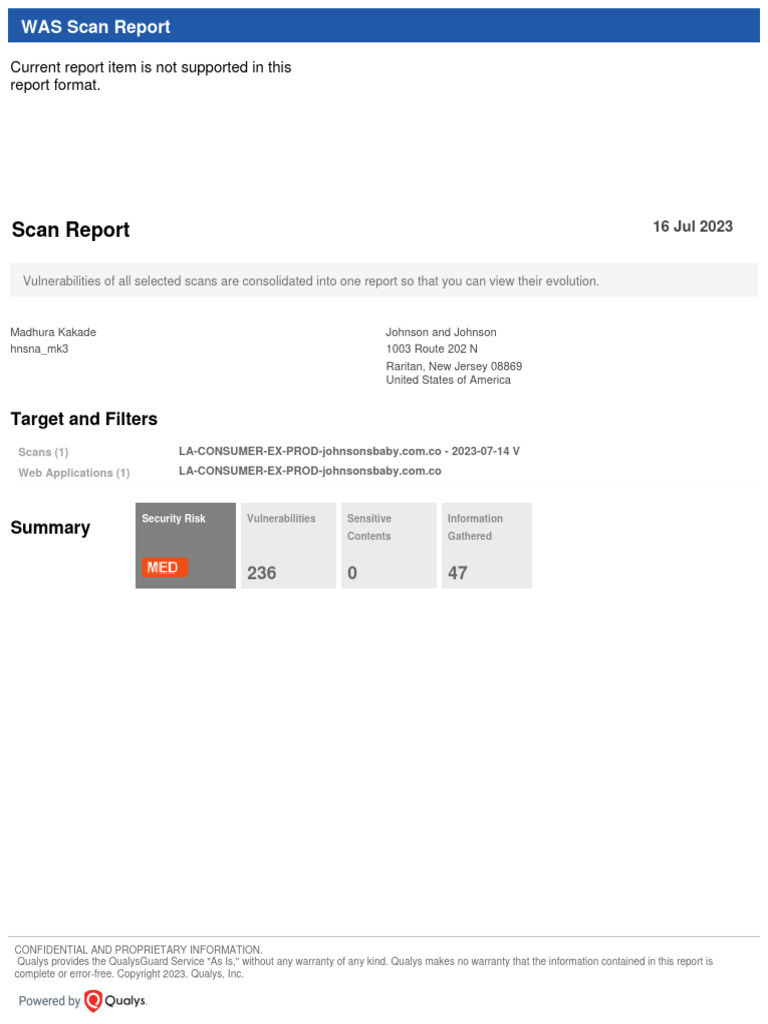 LA CONSUMER EX PROD Johnsonsbaby.com.Co | PDF | Vulnerability (Computing) | Http Cookie