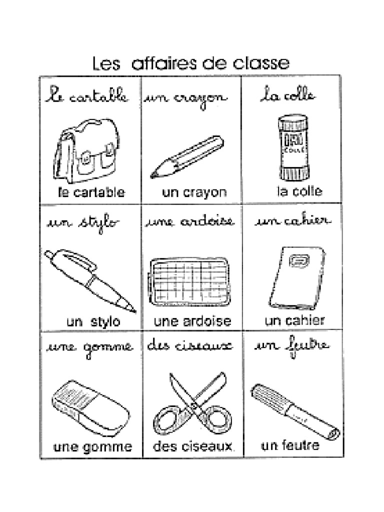 affaires de classe | PDF