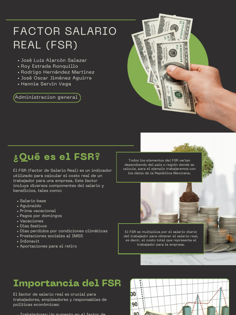 FACTOR SALARIO REAL (FSR) en Arquitectura | PDF | Salario | Economias