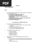 Grade 12 Tourism: Tour Planning Guide | PDF | Travel Visa | Tourism
