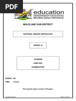 Grade 12 Tourism Notes | PDF | World Health Organization | Sustainability