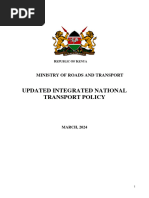National Transport Policy | PDF | Public Transport | Transport