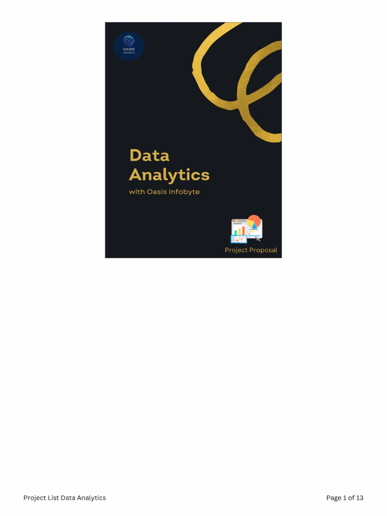Project List Data Analytics | PDF