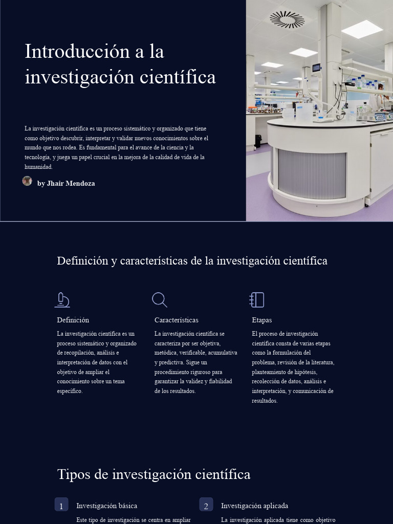 Guía completa sobre investigación científica | PDF | Método científico ...