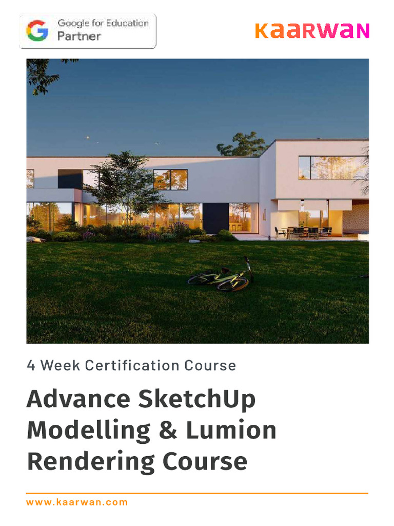 Kaarwan _ SketchUp & Lumion Brochure | Download Free PDF | Sketch Up | 3 D Computer Graphics