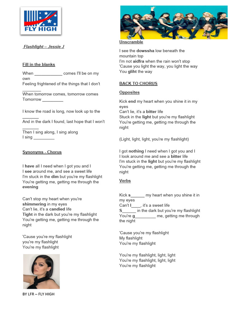 Jessie J Flashlight Activities With Music Songs Nursery Rhymes 108437 ...