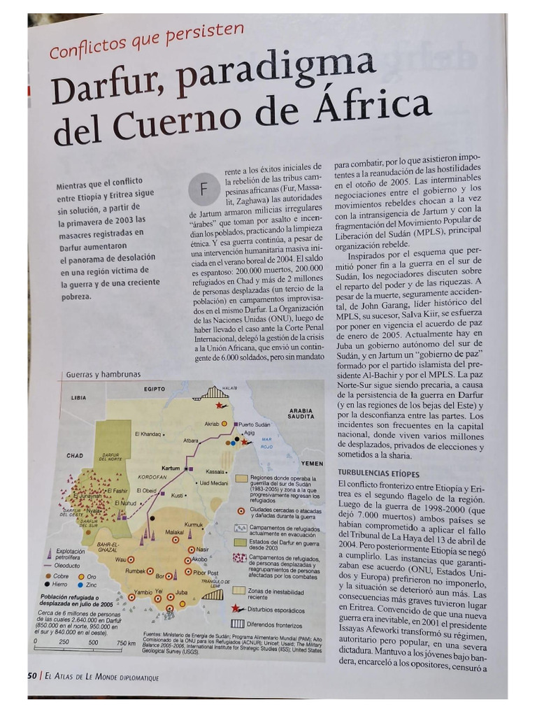 Darfur - Cuerno de África | PDF