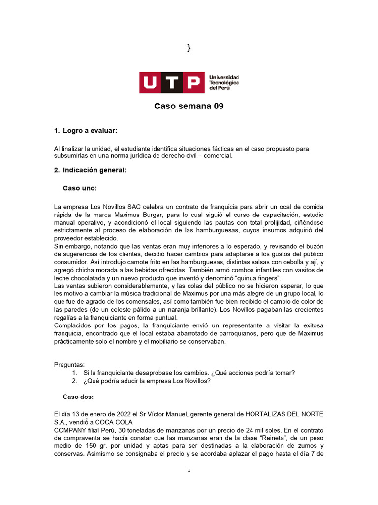 S09 - Consigna de Caso Semana 9 - Curso Integrador I | PDF | Plagio | Coca Cola