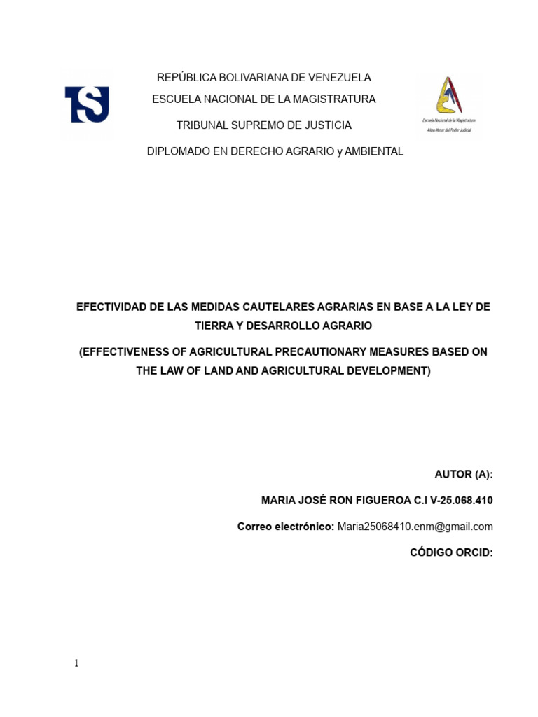 Artículo Científico Maria Ron - Escuela Nacional | PDF | Debido al ...