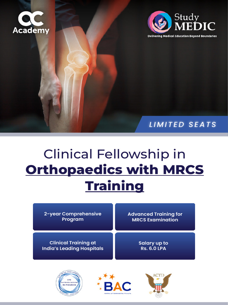 MRCS Orthopedics | PDF | Orthopedic Surgery | Medicine