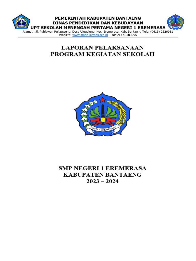 Laporan Pelaksanaan Program Kerja 2324 | PDF