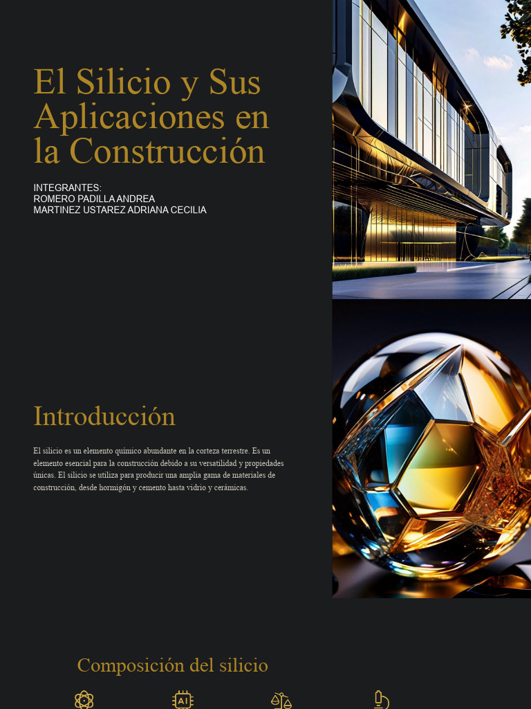 El Silicio y Sus Aplicaciones en La Construccion | PDF | Lentes | Silicio