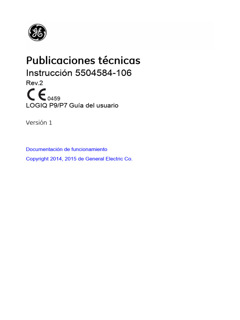 Guía del usuario LOGIQ P9/P7 | PDF | USB | Periférico