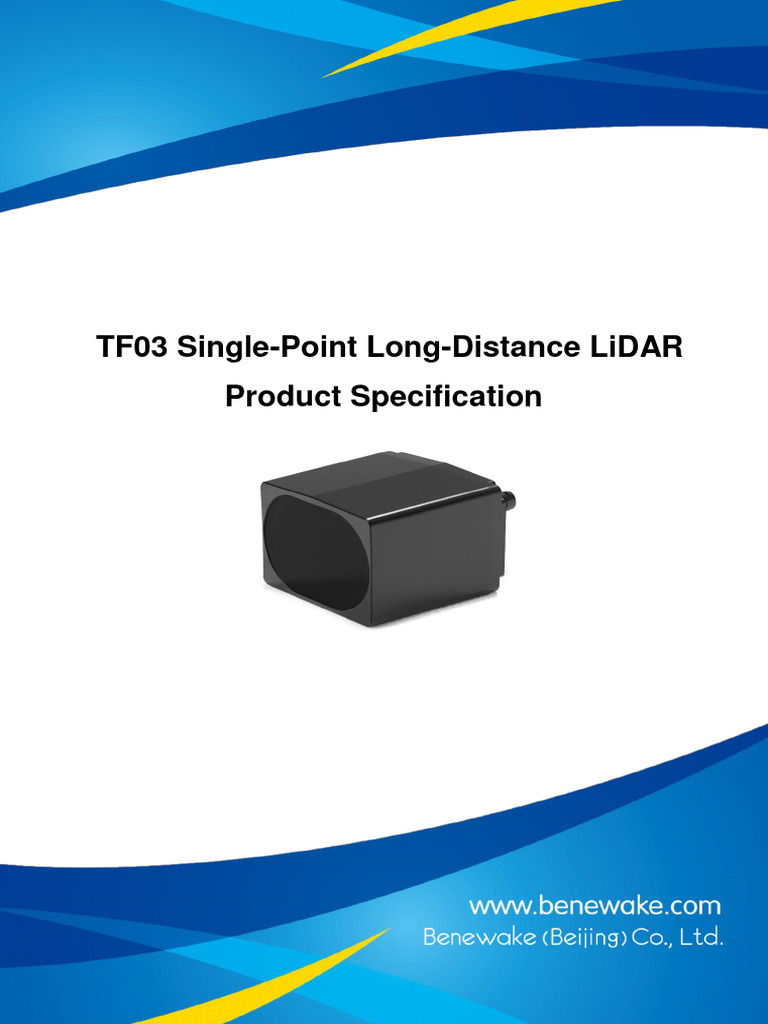TF03 Datasheet V0.4 en | PDF