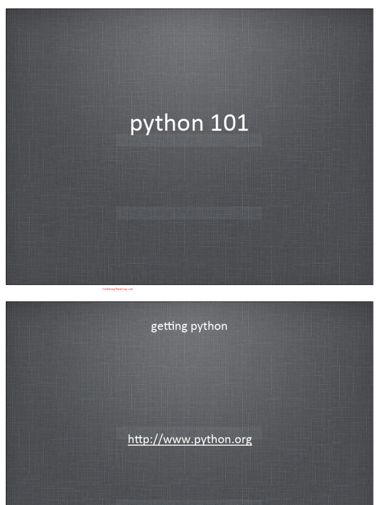 Python | PDF | Object (Computer Science) | Computer Engineering