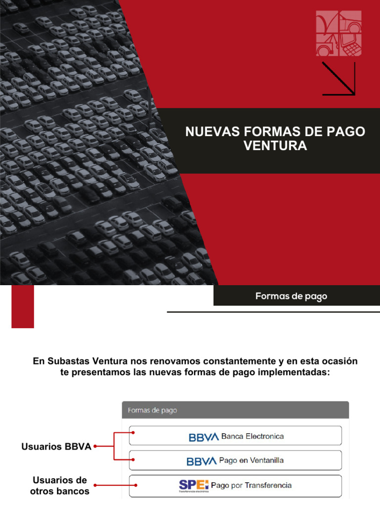 Instructivo Formas de Pago BBVA | PDF | Bancos | Cheque