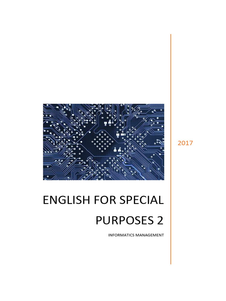 151 - English For Special Purpose 2 | PDF | Computer Network | Backup