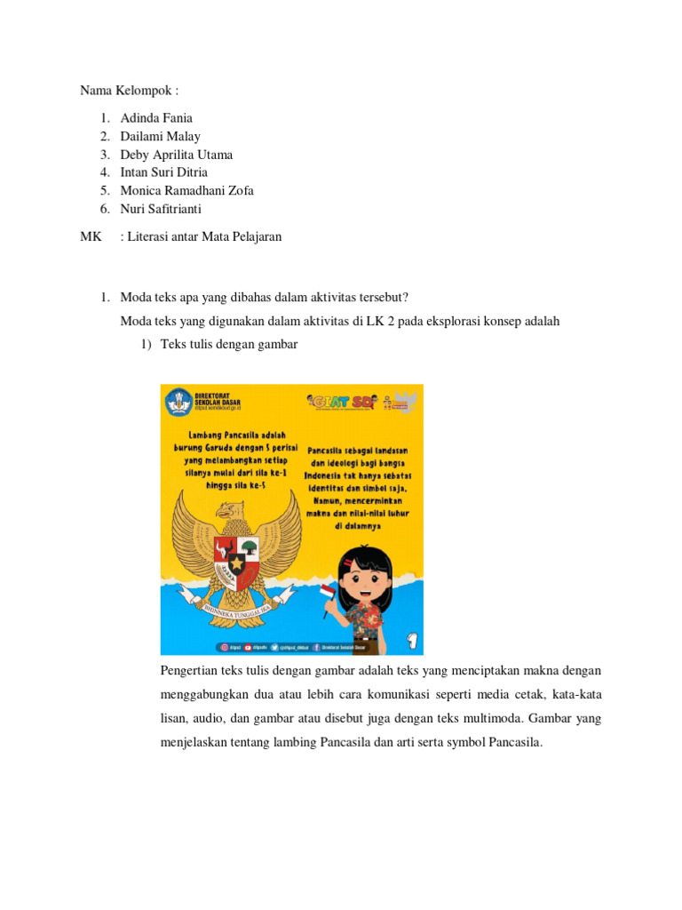 Efektivitas Teks Multimoda dalam Pembelajaran | PDF