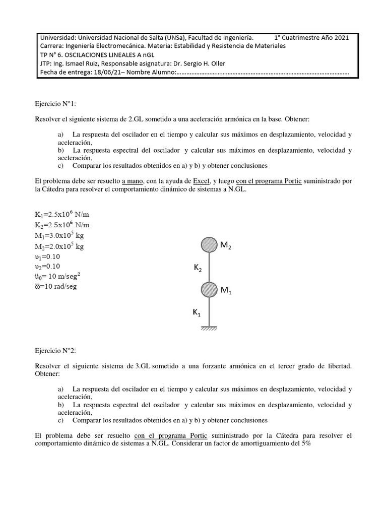 Resolución tp6 - 2021 | PDF | Valores propios y vectores propios | Álgebra