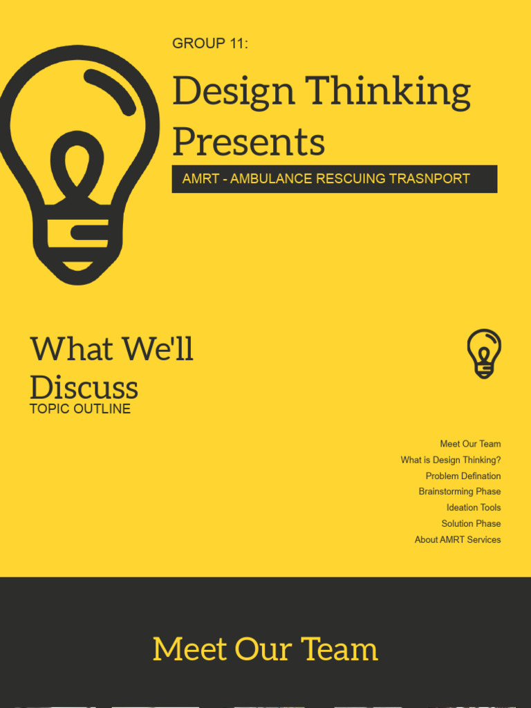 Student Presentation For Design Thinking | PDF | Design Thinking