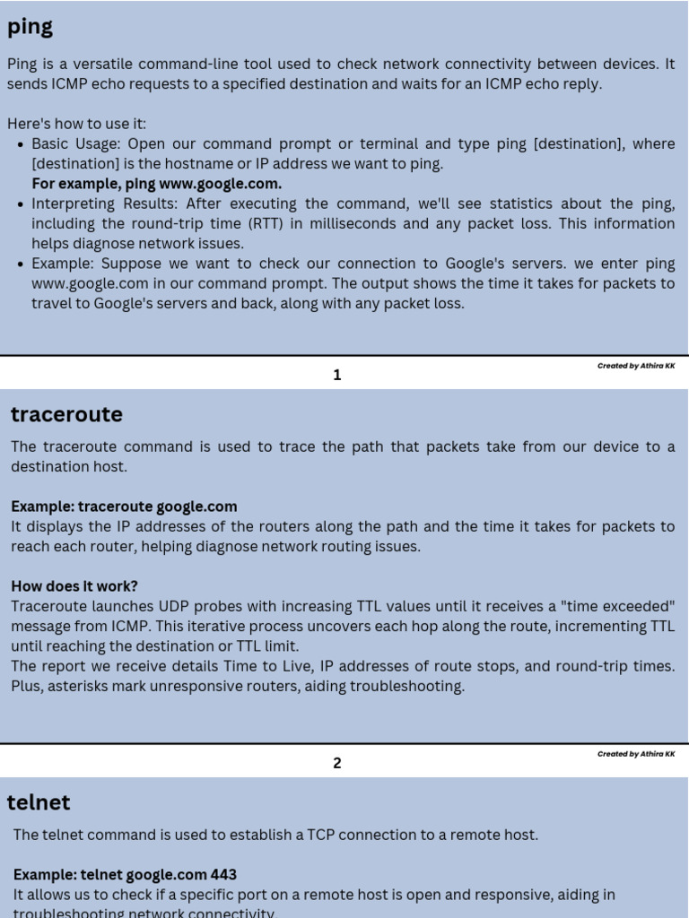 Network Troubleshooting Basics Pdf Domain Name System Telecommunications