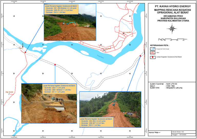 Mapping Rencana Kegiatan Alat Berat Rev1 | PDF | Geodesy | Geographical ...