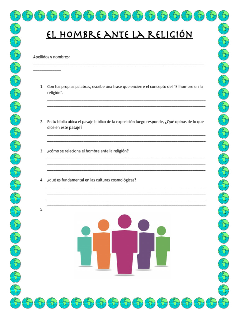 El Hombre ante la religión ficha | PDF