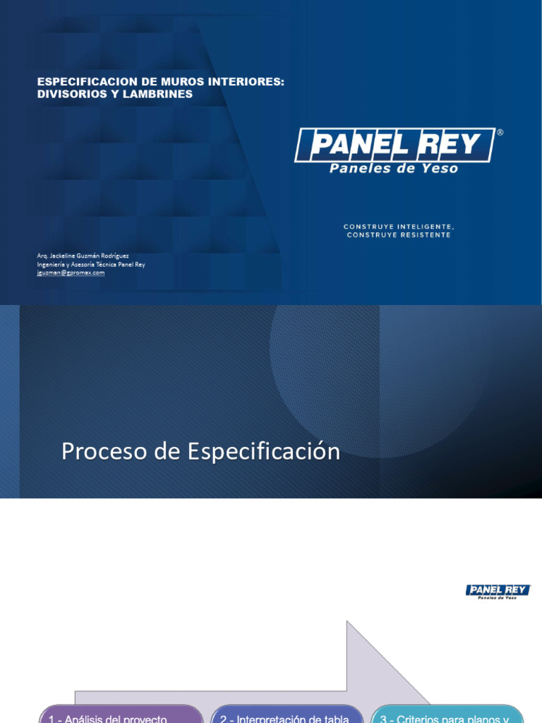Panel Rey MUROS | PDF | Materiales | Ingeniería de Edificación