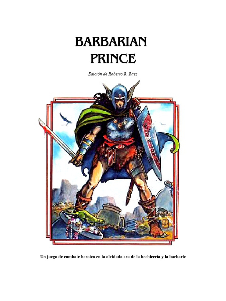 Guía del Juego Barbarian Prince | PDF | Cerco