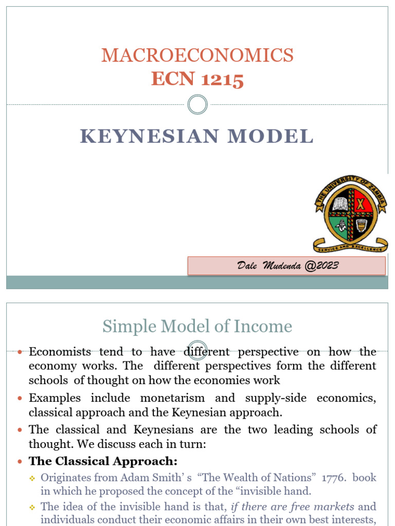 Lecture 5 Keynesian Theory | PDF | Macroeconomics | Economics