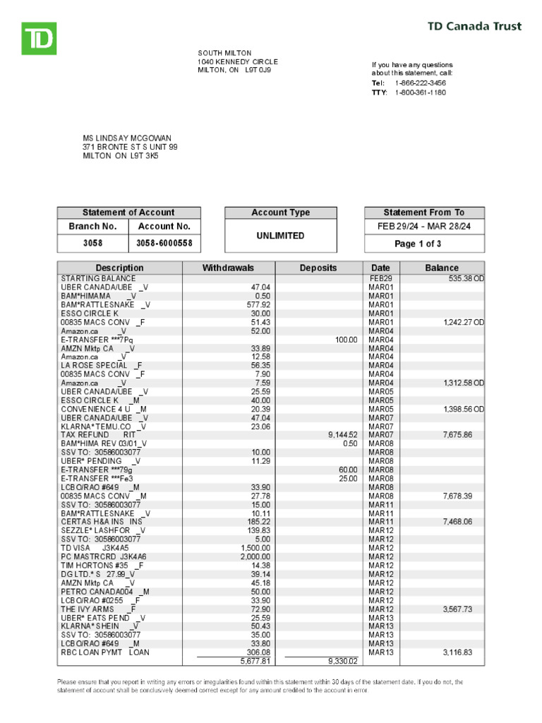 PDF文档 2 | PDF | Overdraft | Liability (Financial Accounting)