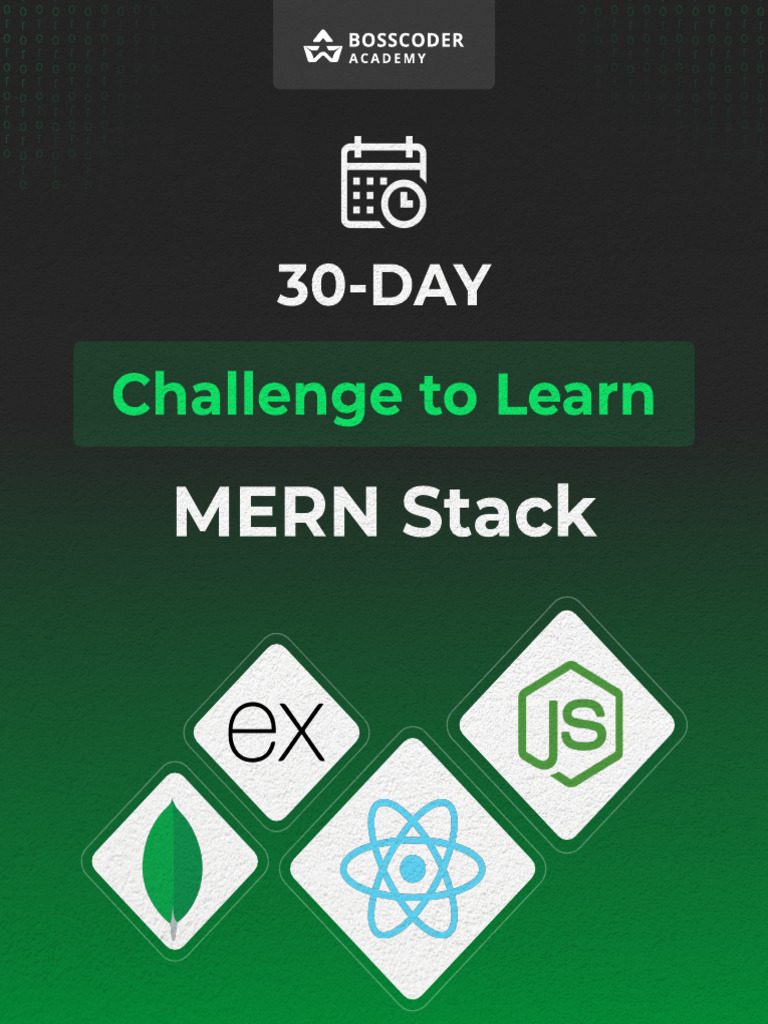 30 Days To Learn MERN Stack | PDF | Web Development | Web Software