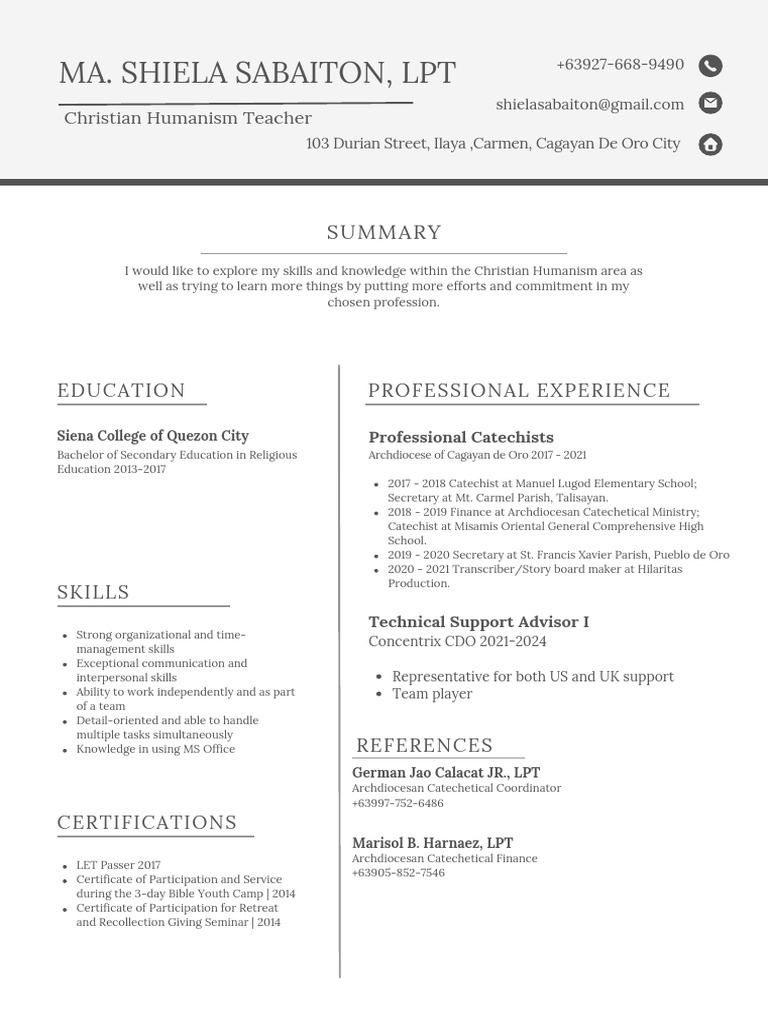Black and White Simple Business School Graduate Corporate Resume | PDF